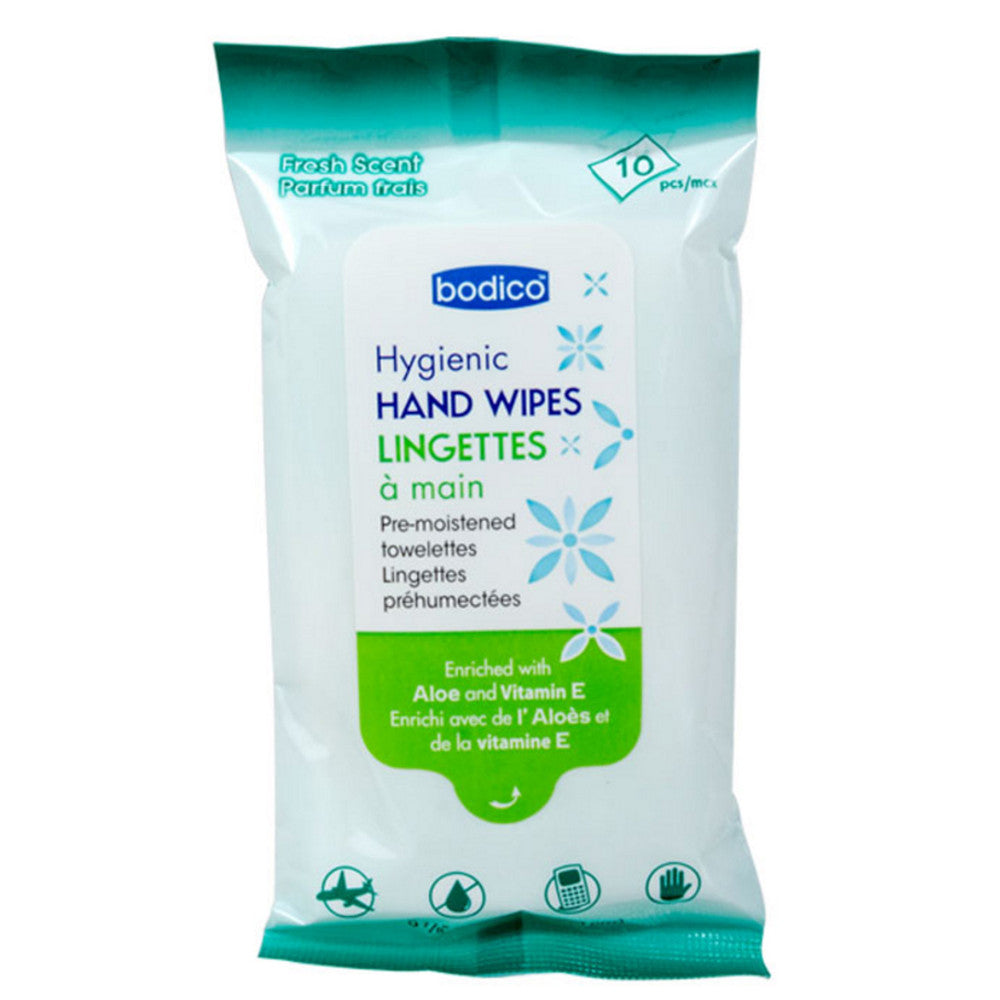Buy Hygienic Hand Wipes 10 Pack at AgeComfort.com – Agecomfort.com